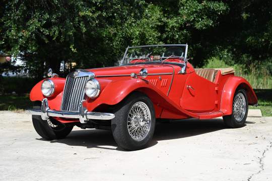 1955 MG TF 1500| Wire Wheel of Vero Beach, FL (copy)