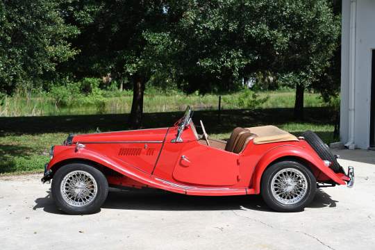 1955 MG TF 1500| Wire Wheel of Vero Beach, FL (copy)
